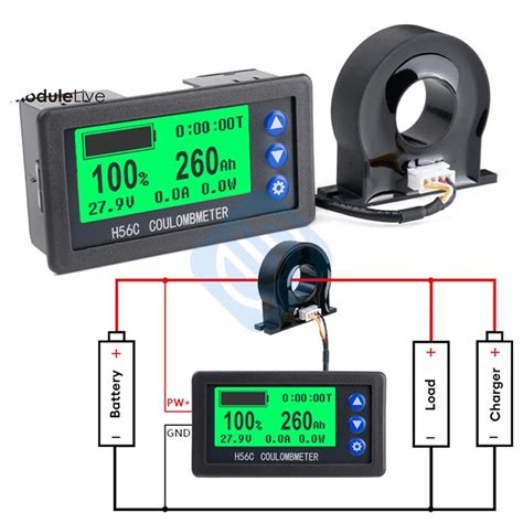 Atuukopc H56ch Lcd Digital Coulomb Meter User Manual 300a