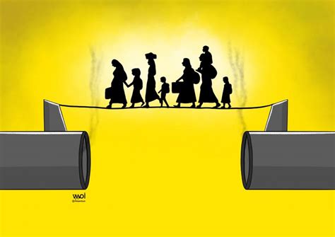 Migration Cartoon Movement