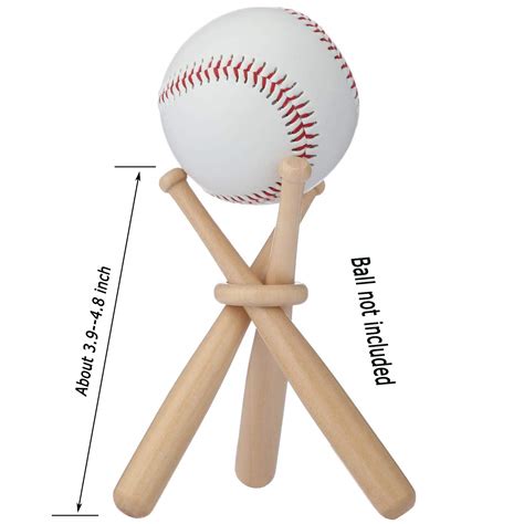 Wooden Baseball Softball Stand Display Consists Of 3