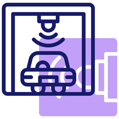 Parking Sensor Inipagistudio Lineal Color Icon
