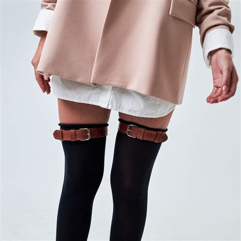 Leather Buckle Gartershistorically Inspired Gartersleather Sleeve Gartersmedieval Garters