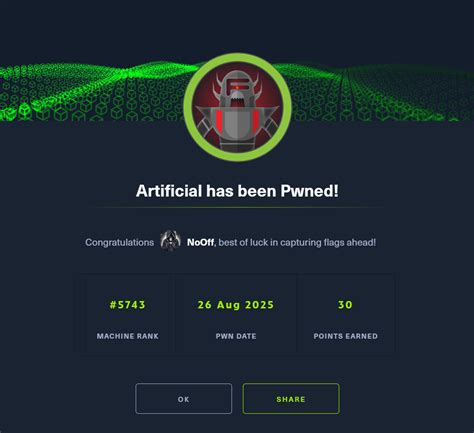 Artificial Writeup Hackthebox Easy Machine By Ivan Daňo Medium