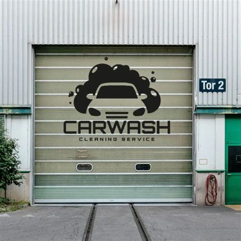 거품 벽 스티커 데칼 자동차 서비스 스티커 차고 벽 아트 장식 A01001와 현대 Carwash 청소 서비스벽걸이 스티커
