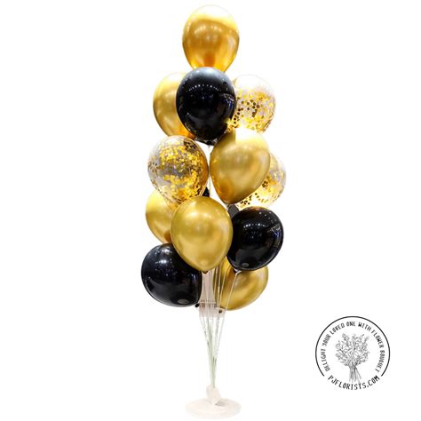Black Gold Balloon Stand Bs05 Pudu Accept Urgent Order 1 Hour