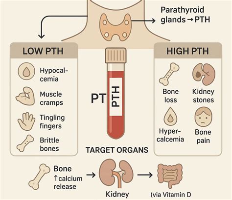 بالا یا پایین بودن Pth هورمون پاراتیروئید نشانه چیست؟ آزمایشگاه سعید
