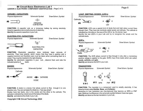 Mc1 00 2 Lesson 2 Electronic Component Identification Mrcircuittech