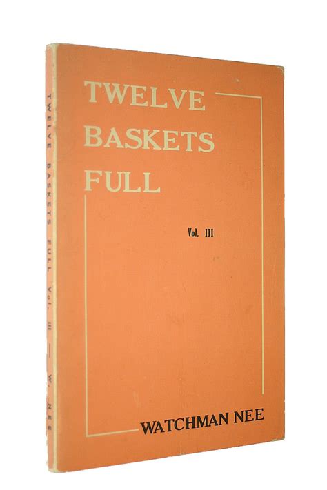 Twelve Baskets Full Vol 3 Br