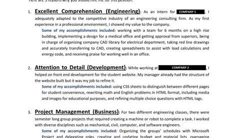 Engineering Student Resume Reddit Unorthodox Cover Letter Engineering