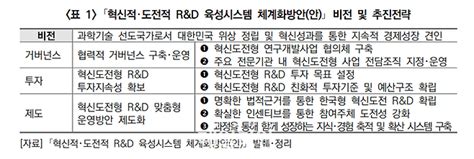 혁신·도전 Randd 문화 조성 시급연구현장 실패 부담 여전