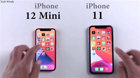 iPhone 12 Mini vs iPhone 11 : Speed Test + Size Comparison + Ram ...