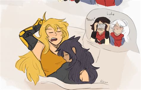 Rwby Nation Blake And Yang Are Fighting Pic Source