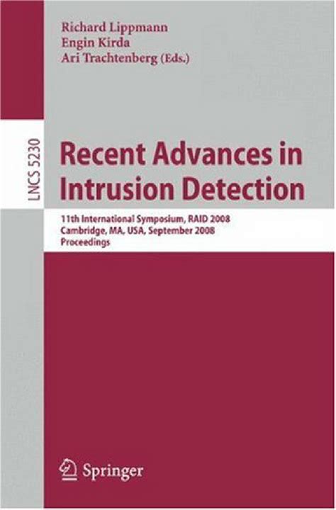 Pdf An Overview Of Recent Advances In Intrusion Detection