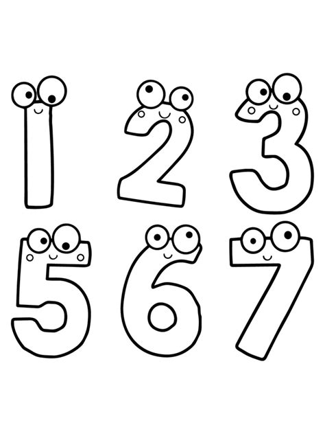 Number Lore Coloring Page