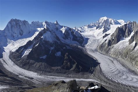 Les Glaciers Du Mont Blanc Montblanc Glacier Canada Gimr