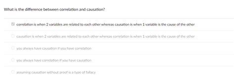 Solved What Is The Difference Between Correlation And Chegg