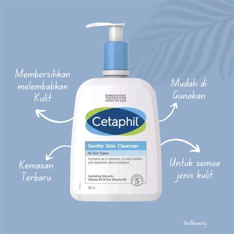 Jual Promo Cetaphil Gentle Skin Cleanser 500ml Cethapil Facial Wash Mild Pembersih Wajah Untuk