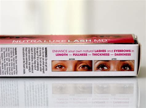 Nutraluxe Lash Md Eyelash Conditioner Review Natalie Loves Beauty