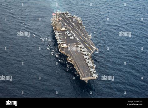 Aircraft Carrier Uss George Washington Cvn 73 Patrols The Waters To
