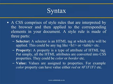 Introduction To Css Pdf Web Development Internet