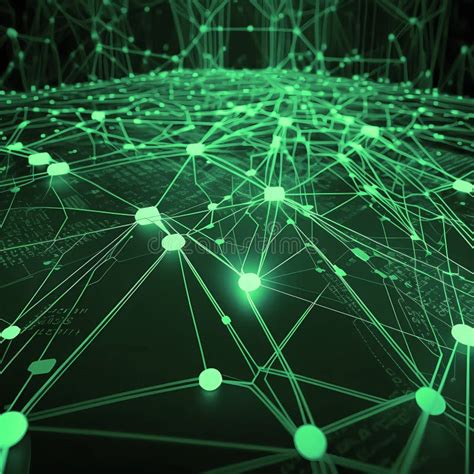 Abstract Future Internet Technology Network Concept Background Stock