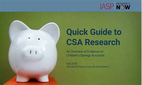Quick Guide To CSA Research Asset Funders Network