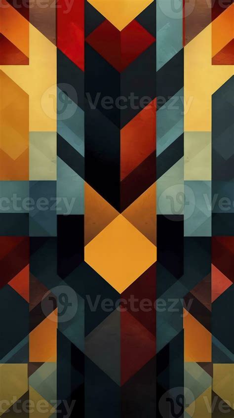 Abstract Design With Bold Angular Shapes And Contrasting Color Palette Ai Generated 29983546