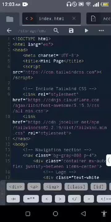 Emmanuel Chibuzor On Linkedin Html Tailwindcss Phone 30daysofcodecamp Frontend Design