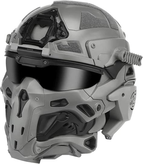 Ballistic Helmet With Face Shield United Shield Commando Sc650