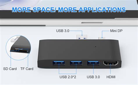 Surface Pro 6 Pro 5 Pro 4 Docking Station Usb Hub With Hdmi Surface Pro 4 5 6
