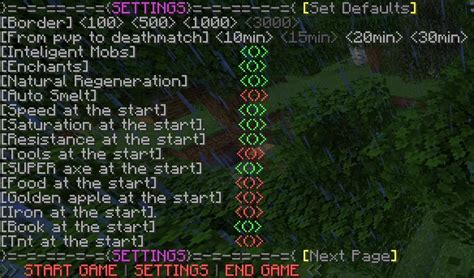 UHC Datapack Minecraft Data Pack