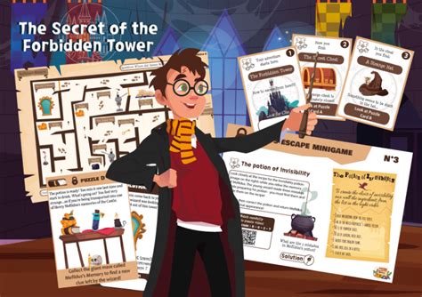 Harry Potter Escape Room Ideas Free Printable Pdf
