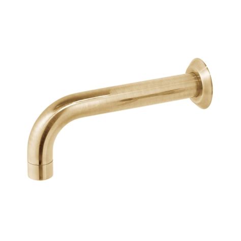 Origins Wall Mounted Bath Spout Brushed Gold Bc Bathrooms