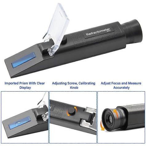Car Antifreeze Refractometer Multifunctional Auto Coolant Tester Urea