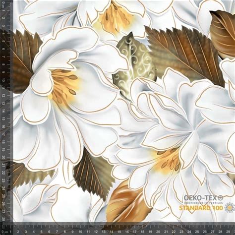 Guld Blomma Tyger Symaskinsexperten