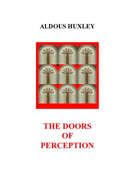Pdf Aldous Huxley The Doors Of Perception