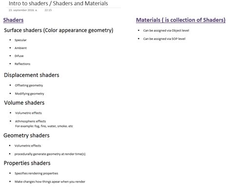 Shaders And Materials Good Tutorials General Houdini Questions Od Forum