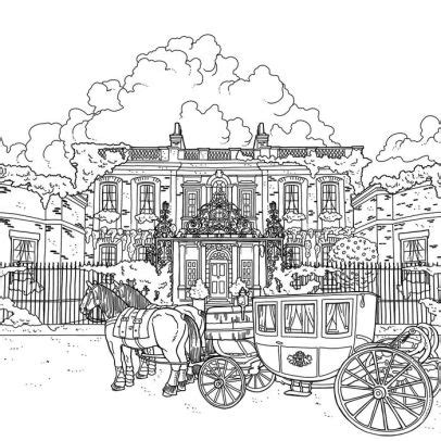 Social Season An Unofficial Coloring Book For Fans Of Bridgerton By