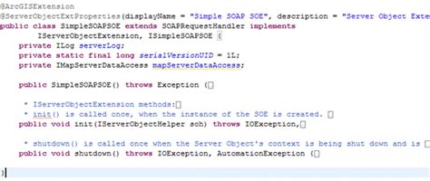 Walkthrough Developing Soap Soes Using Java—arcobjects 104 Help For Java Arcgis For Desktop
