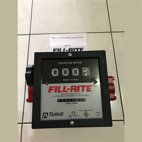Jual Fill Rite Meteran Minyak 15 4 Digit Type 901cl Original Usa