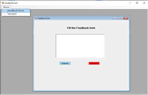 VB NET MDI Form Online Tutorials Library List Tutoraspire