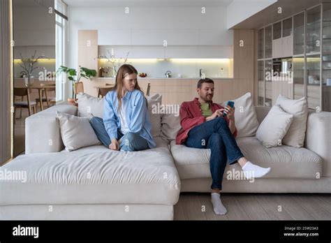 Cheating Husband Arrogant Man Texts Mistress On Messenger Ignores