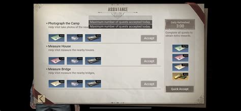 Im New To The Game But Vilot Says Ive Reached The Maximum Quests R Lifeafter