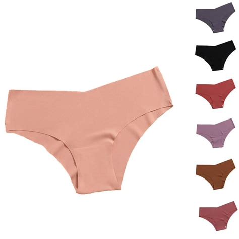 Bxsruta Womens Seamless Breathable Briefs With Soft Comfort Fit For