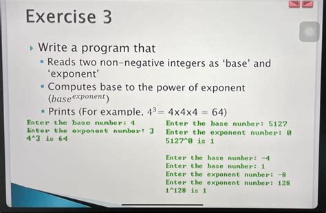 Solved Exercise 3 Write A Program That Reads Two