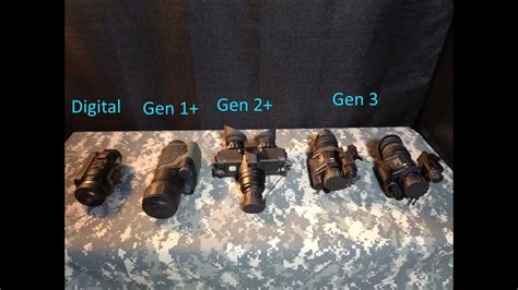 Night Vision Generations Comparison Digital Vs Gen 1 Vs Gen 2 Vs