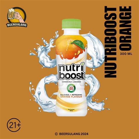 Jual Nutriboost Orange 300ml Beersulang 100 Original Di Seller