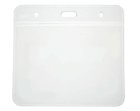 Vinyl Temporary Pass Holders Eco Friendly 108 X 82mm Landscape