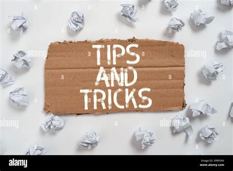 Conceptual Display Tips And Tricks Business Overview Steps Life Hacks