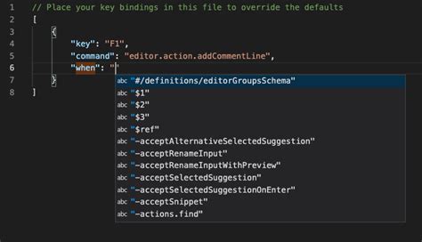 Contextkey Intellisense Needs At Least One Character To Work · Issue 117594 · Microsoftvscode