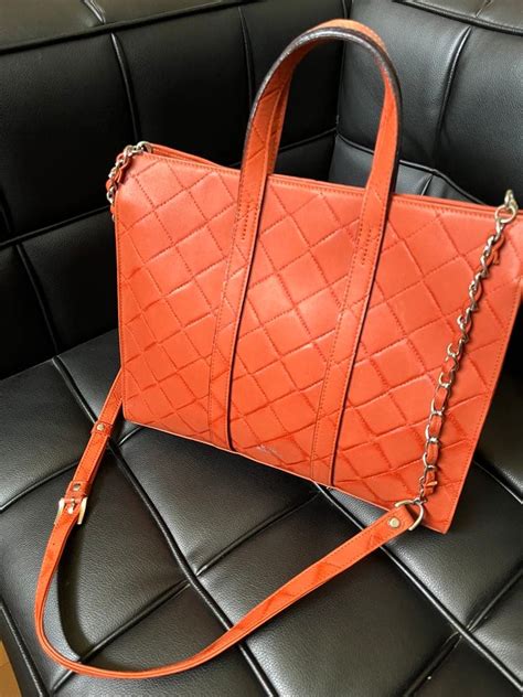 M U L エムユーエル スクエアトートs キルティング オレンジ 限定品 メルカリ